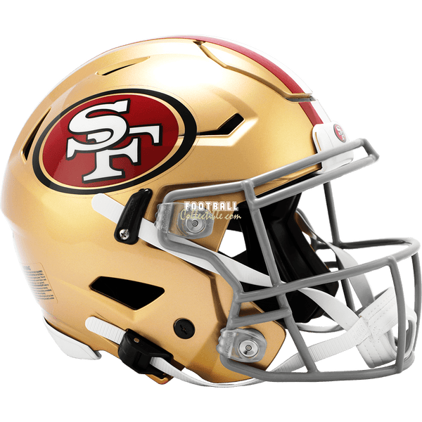 San Francisco 49ers Full Size Riddell SpeedFlex Authentic Helmet ...